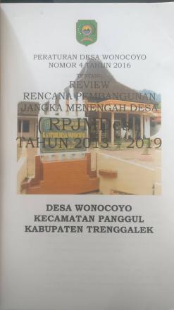 Dokumen RPJM Desa Wonocoyo 2013 - 2019 - Website Desa Wonocoyo